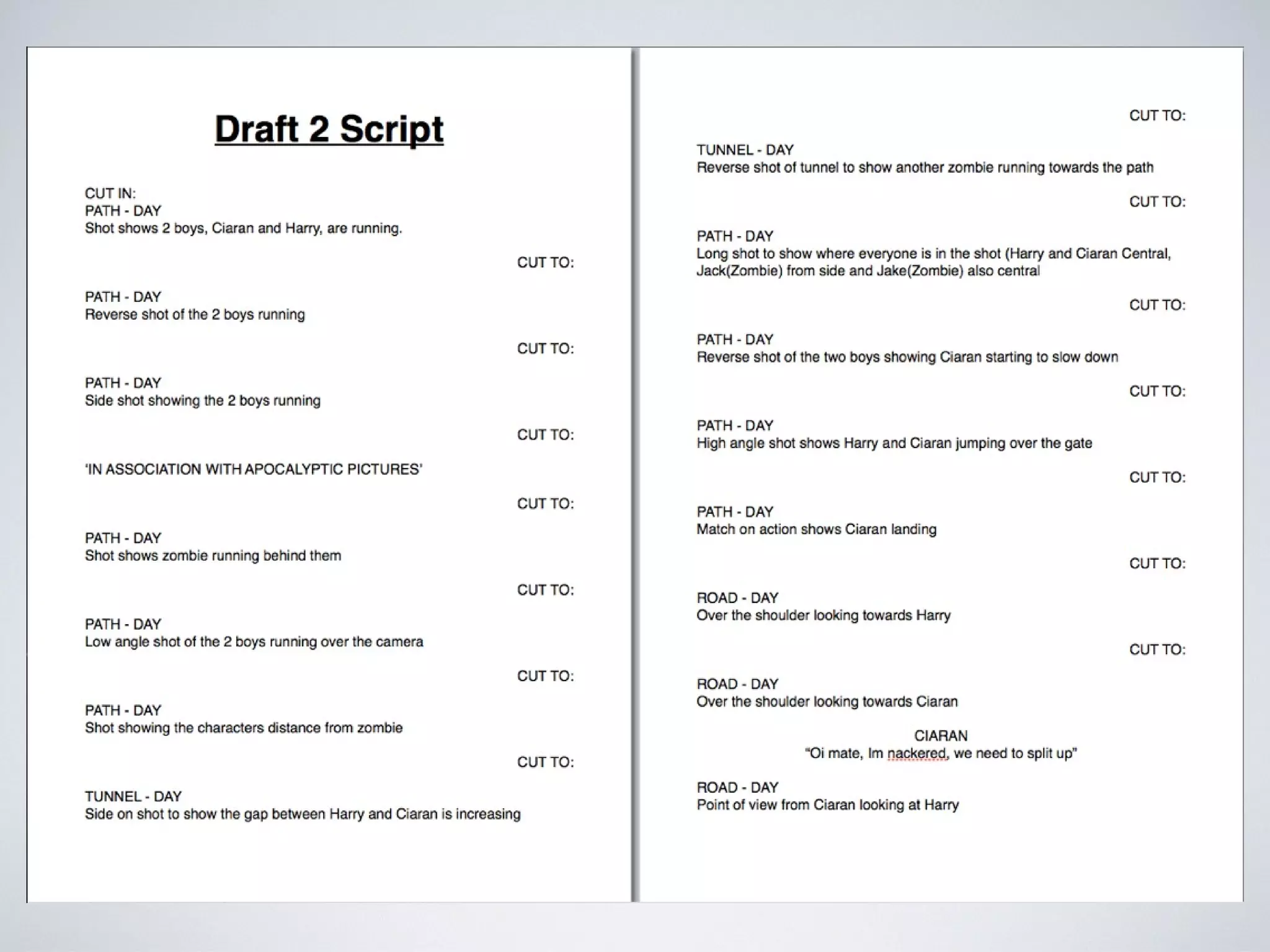 Draft 2 script | PPT