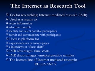 Studying Religion And The Internet | PPT