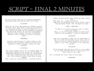 Draft 3 – script and storyboard (mine) | PPT