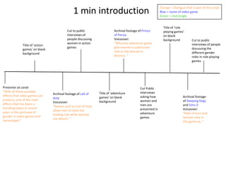 Draft 3 timelines and script | PPT