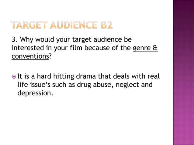 Draft 4 target audience | PPTX