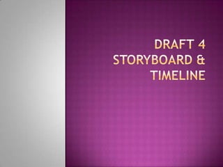 Draft 4 timeline with storyboards done | PPT