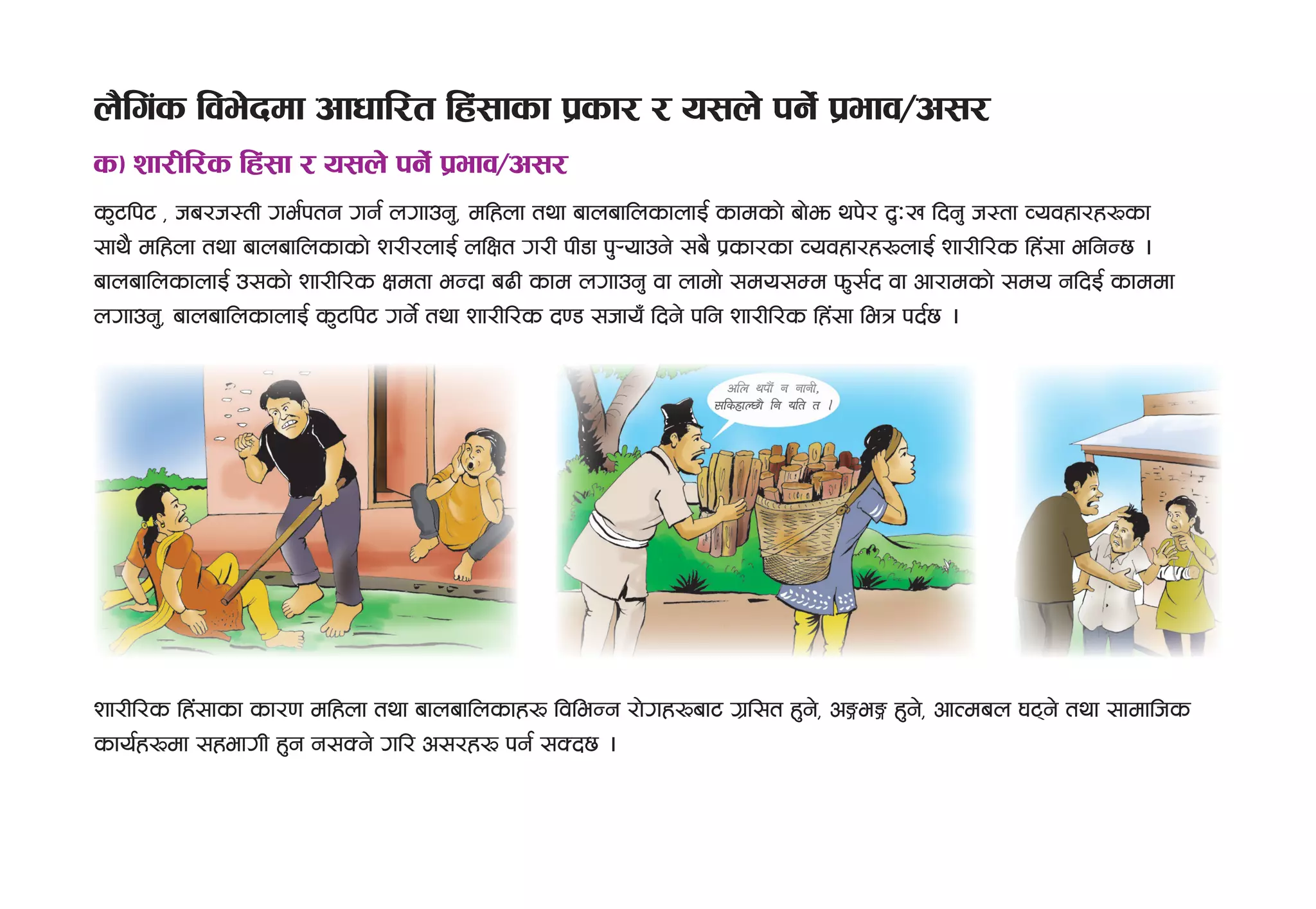 लैङ्गिक विभेदमा आधारित हिंसा र यसका प्रकार | PDF | Email | Internet