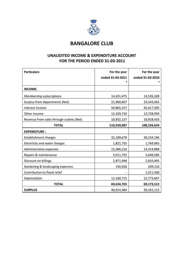 Draft accounts | PDF
