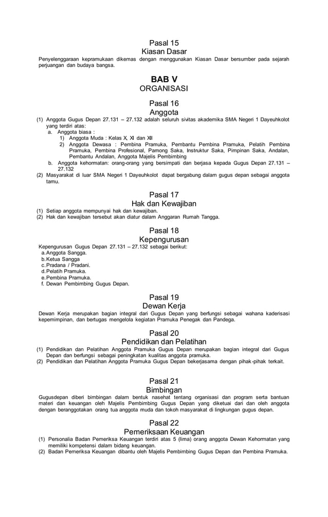 Draft ad art pramuka sman 1 cikarang pusat | DOCX