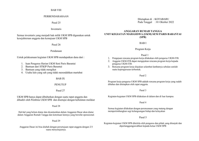 DRAFT AD ART UKM SENI PARIS BARANTAI.docx