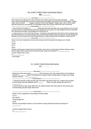 Draft akta notaris lengkap dengan surat surat perjanjian dan pernyataan ...