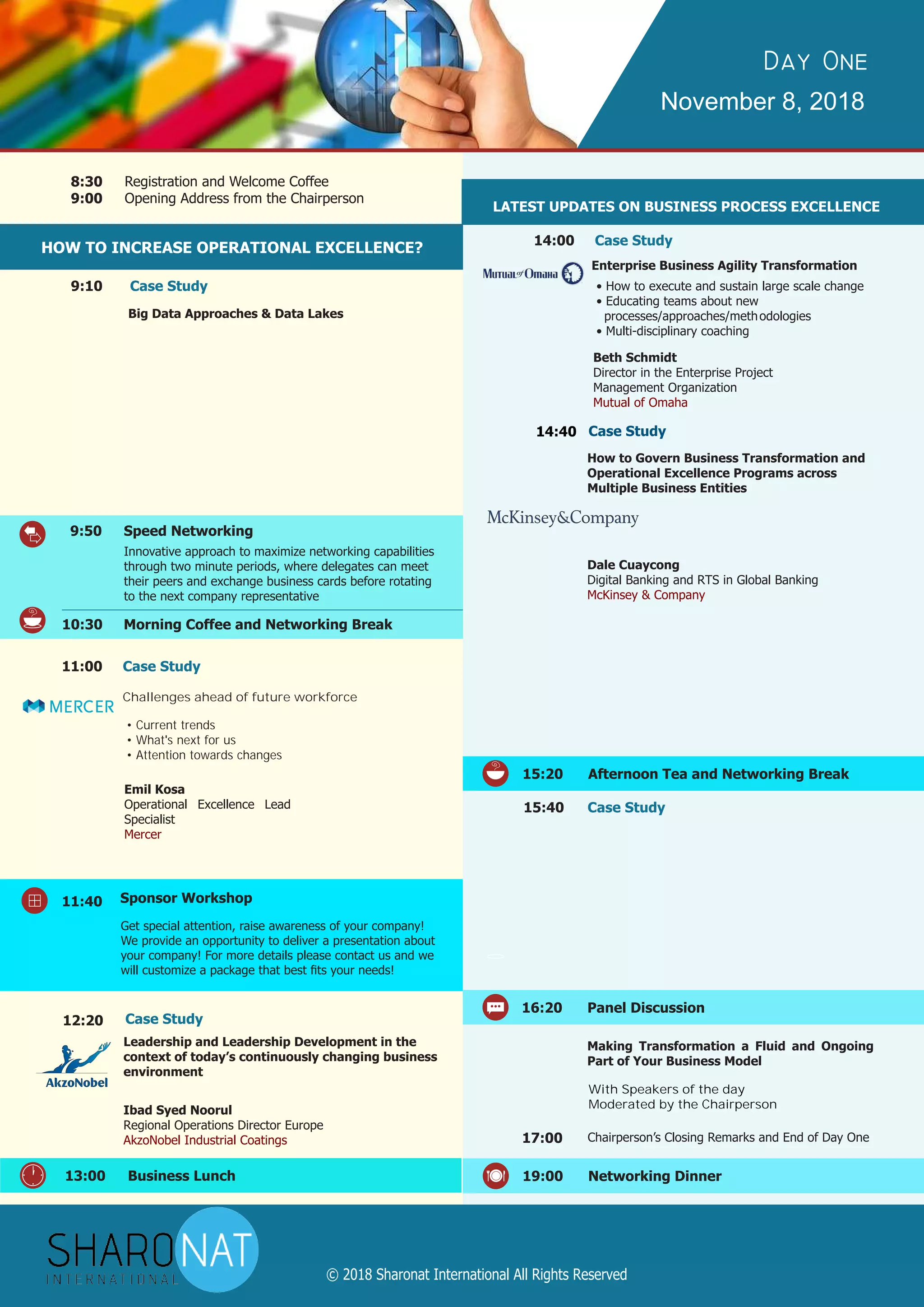 Annual business transformation and operational excellence summit | PDF