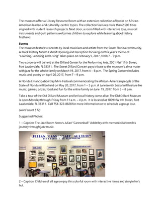 Draft Article - Legacy Magazine Submission | DOCX | Jazz | Music