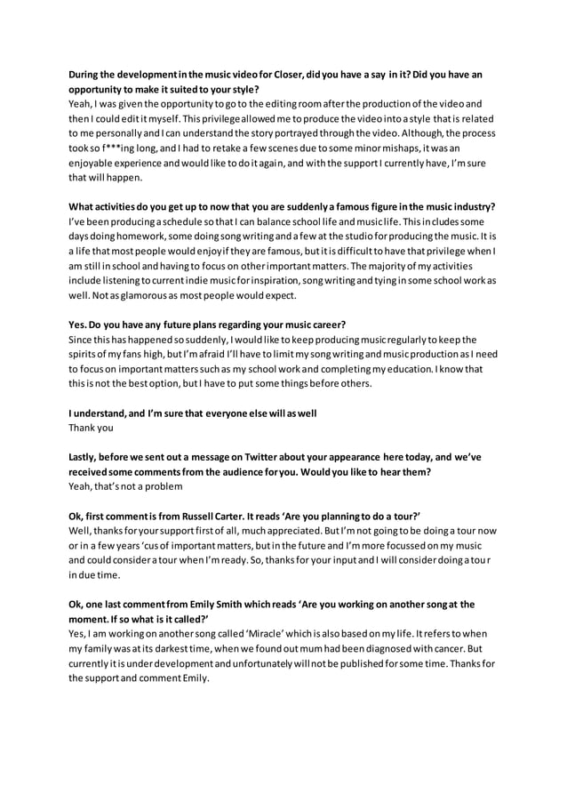 Draft article magazine | DOCX | Video Production | Content Production