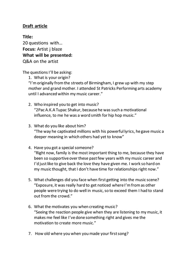 Draft article finale | DOCX | Hip Hop Music | Music