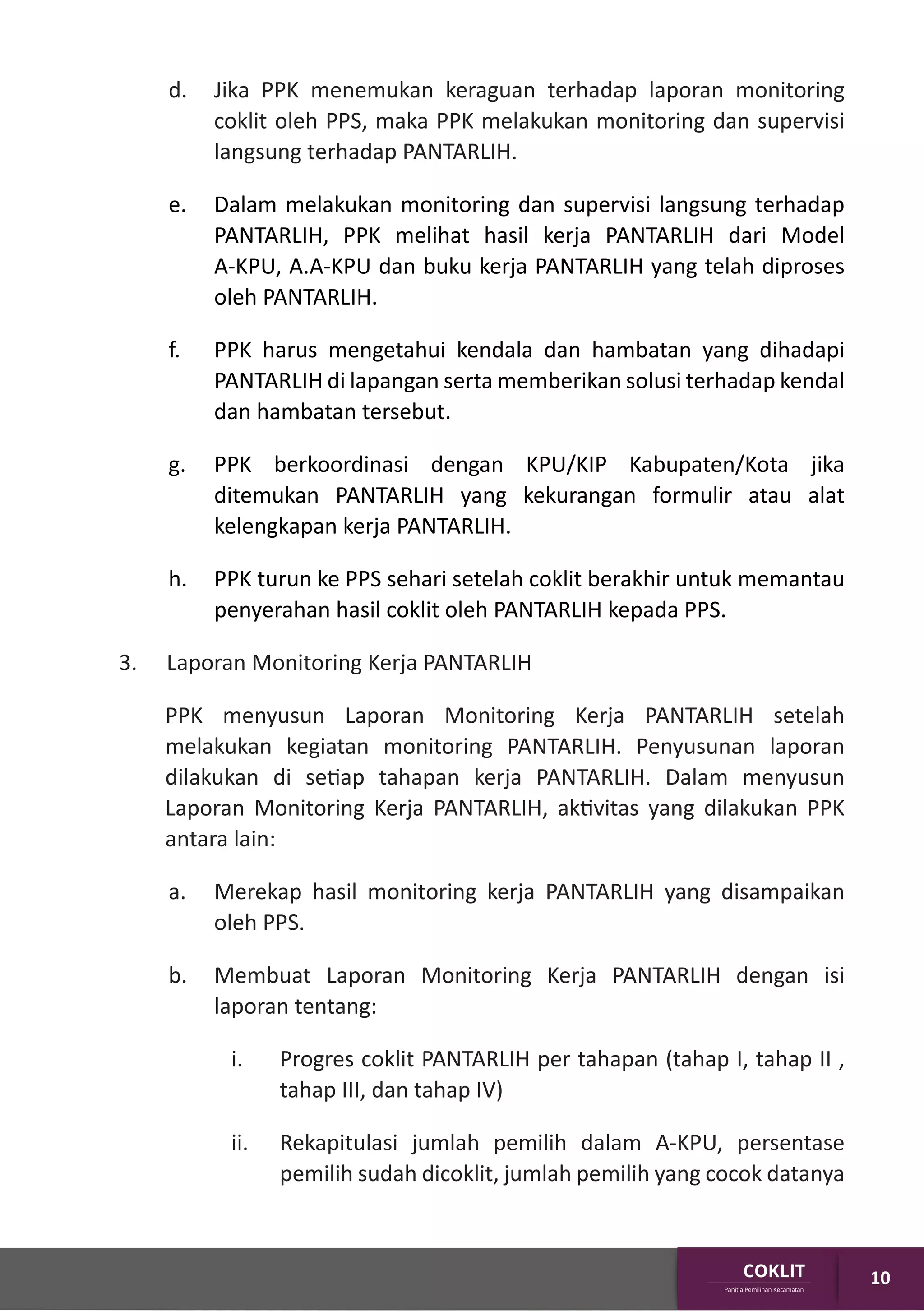 Draft buku kerja-ppk_pemilu_rev5 | PDF