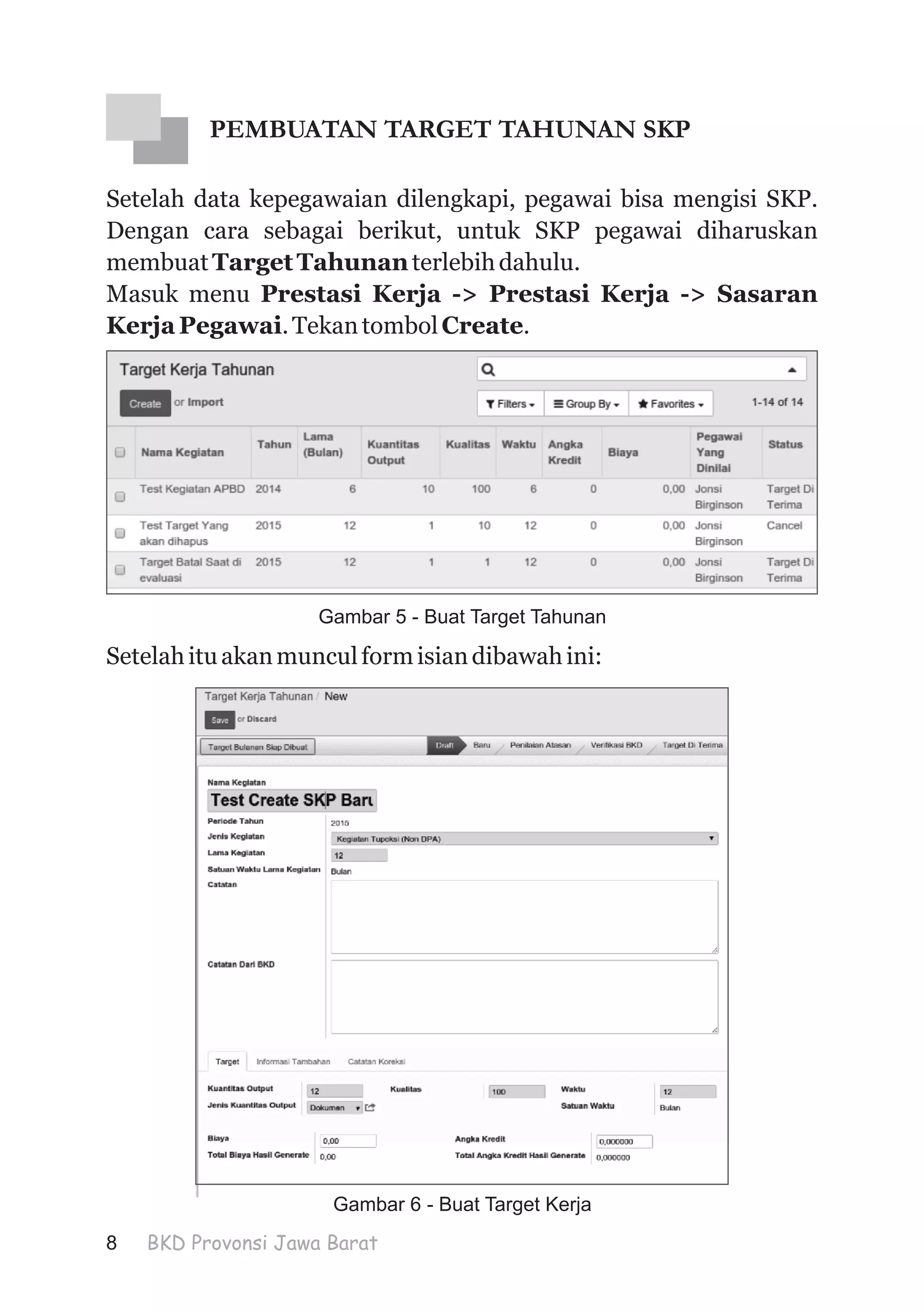 Cara Pengisian SKP Guru Prov Jabar | PDF