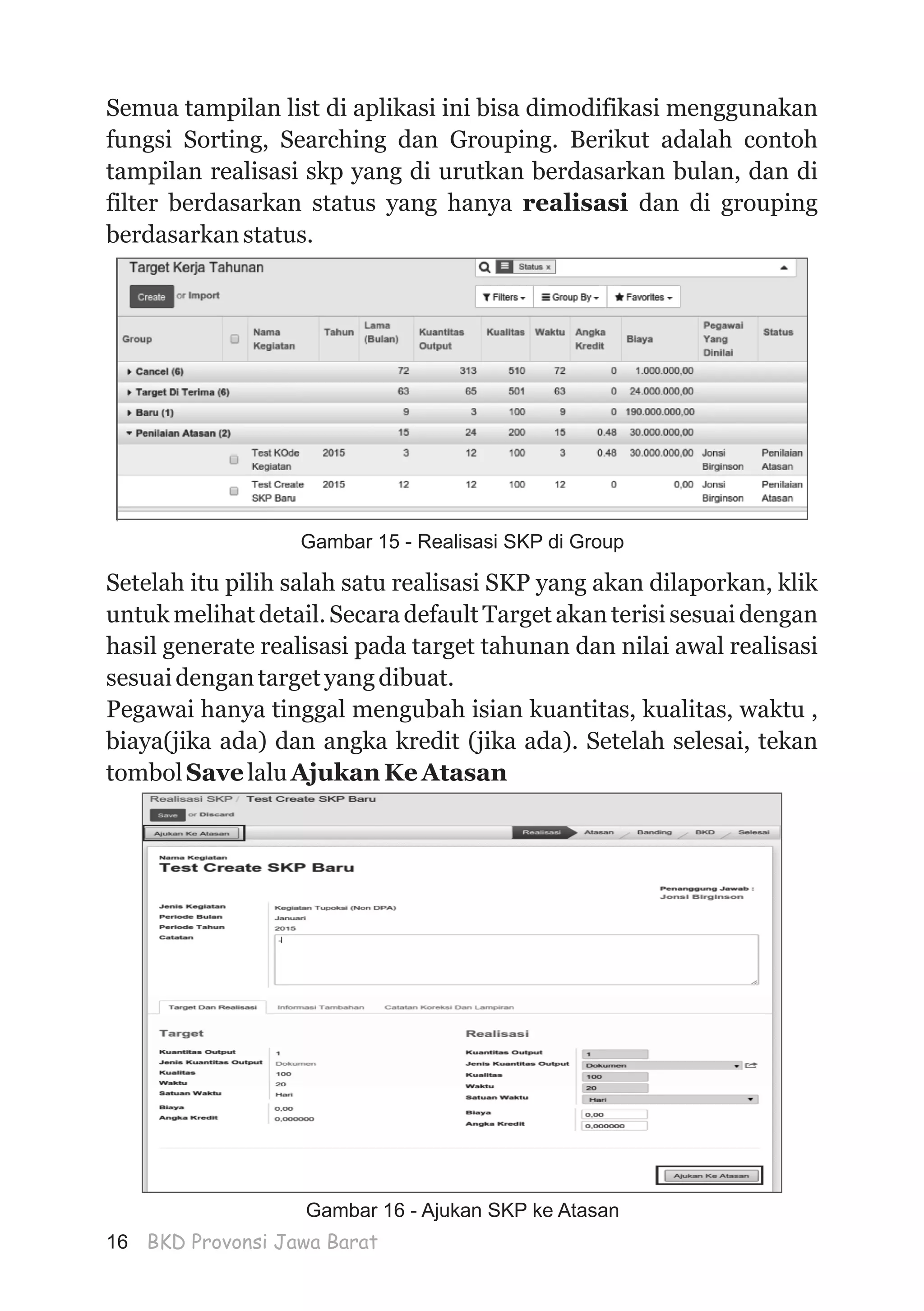 Cara Pengisian SKP Guru Prov Jabar | PDF
