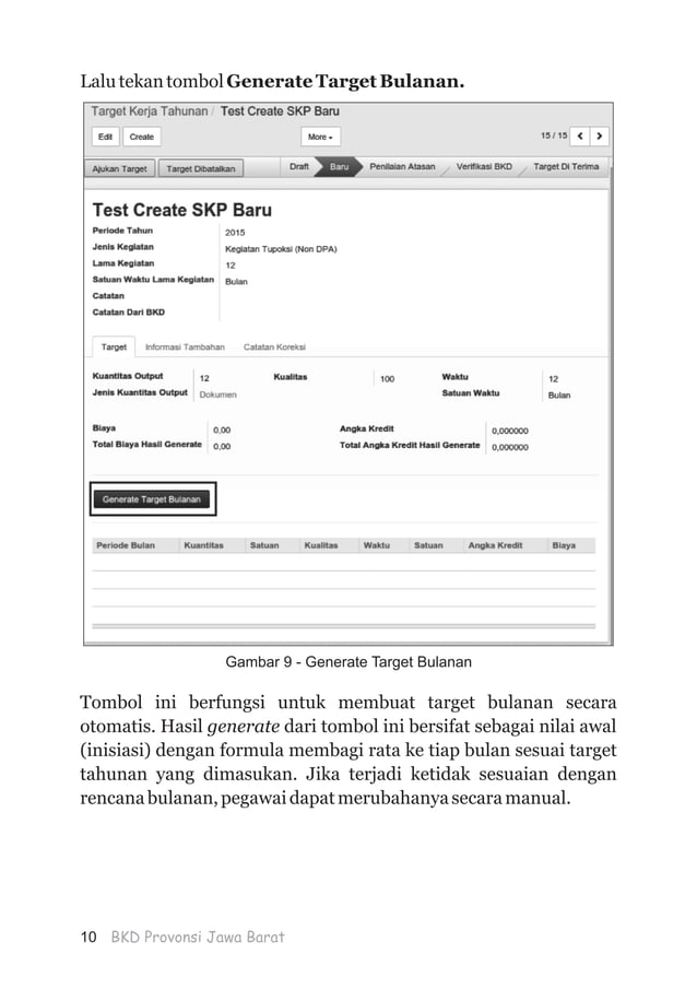 Cara Pengisian SKP Guru Prov Jabar | PDF