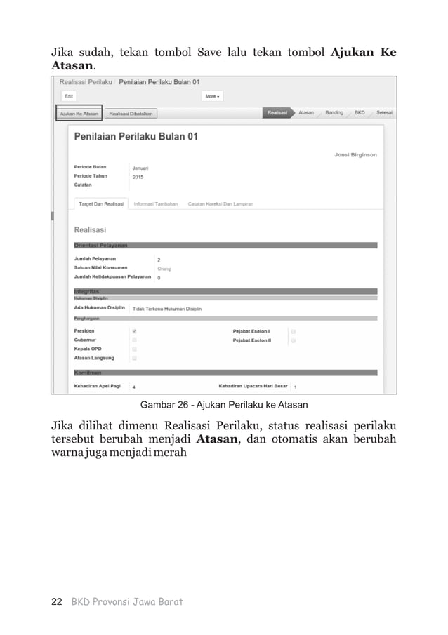 Cara Pengisian SKP Guru Prov Jabar | PDF