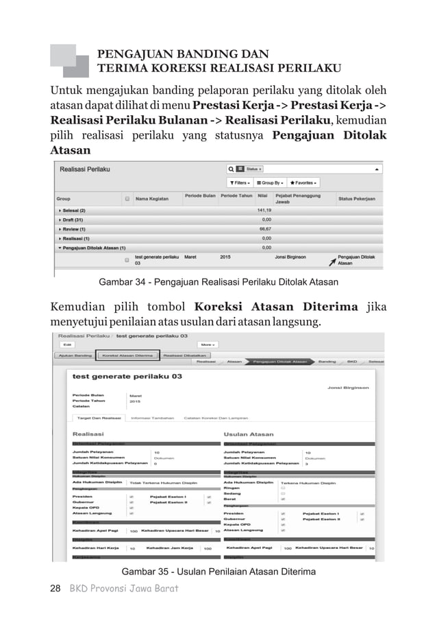 Cara Pengisian SKP Guru Prov Jabar | PDF