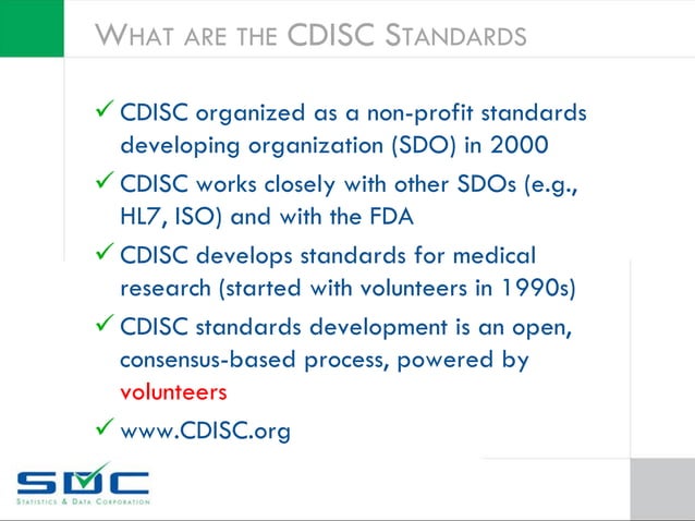 What We Need to Know About CDISC | PDF | Pharmaceutical Industry ...