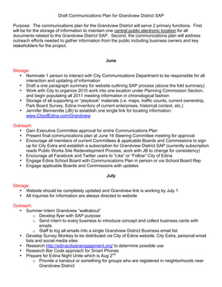 Draft communications plan for grandview district sap 6 3-11(1) | PDF