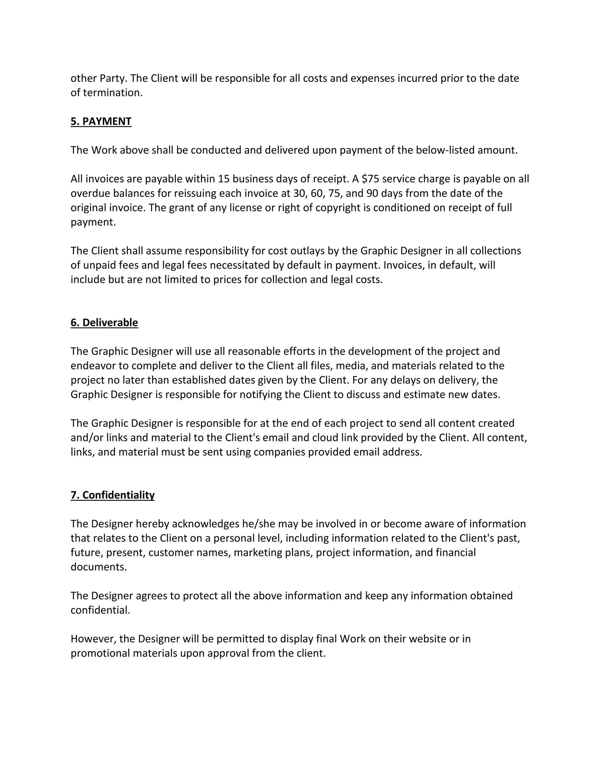 Draft contract | PDF | Law