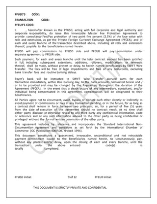 DRAFT CONTRACT USD VS EURO UNCONDITIONAL MT103 | PDF