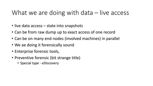 Draft current state of digital forensic and data science | PPT