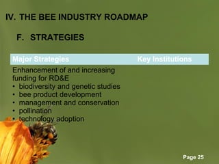 bee industry roadmap | PPT