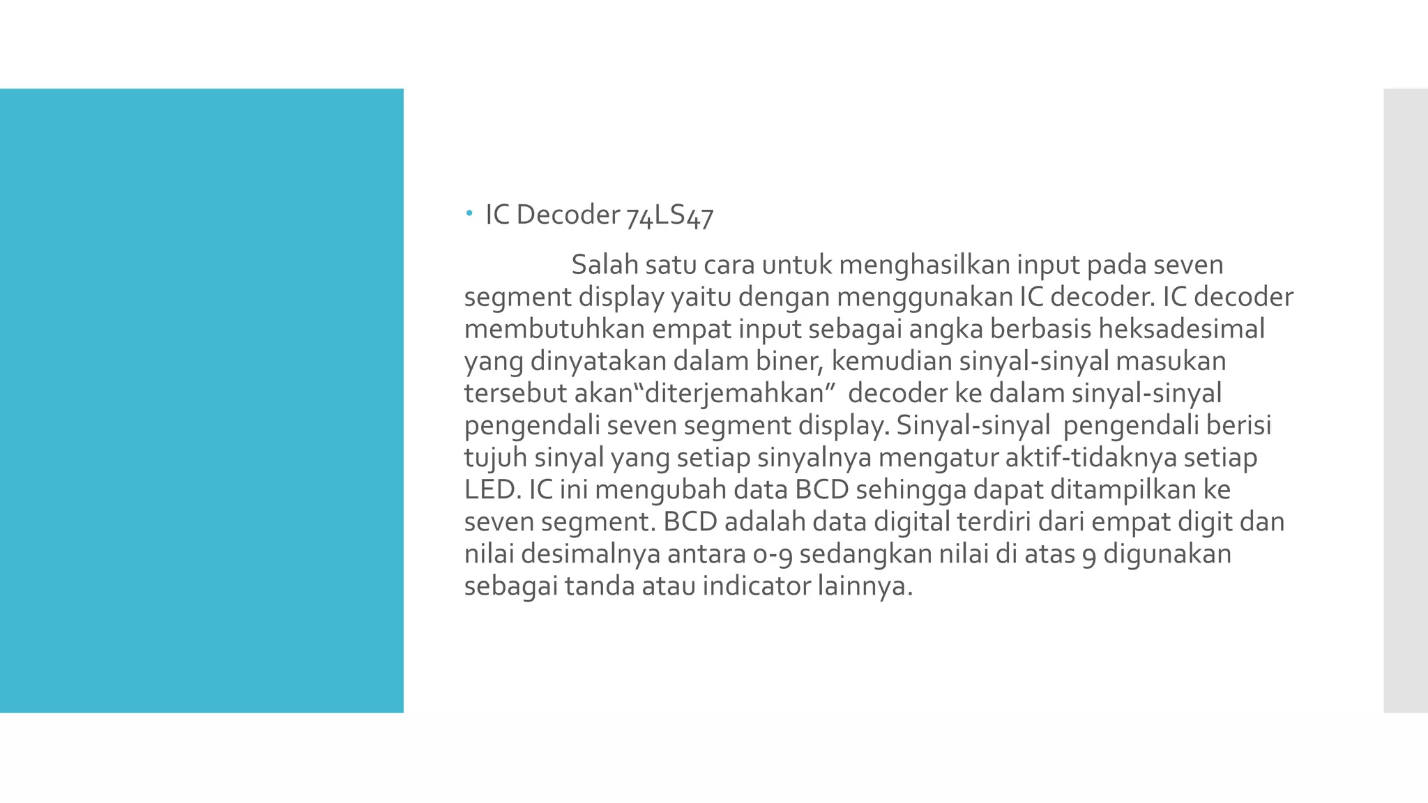 Draft decoder kelompok 1 | PPTX