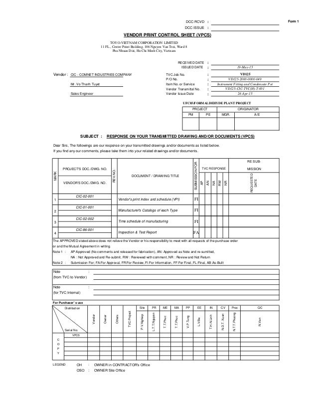 Draft document for project no ufc85
