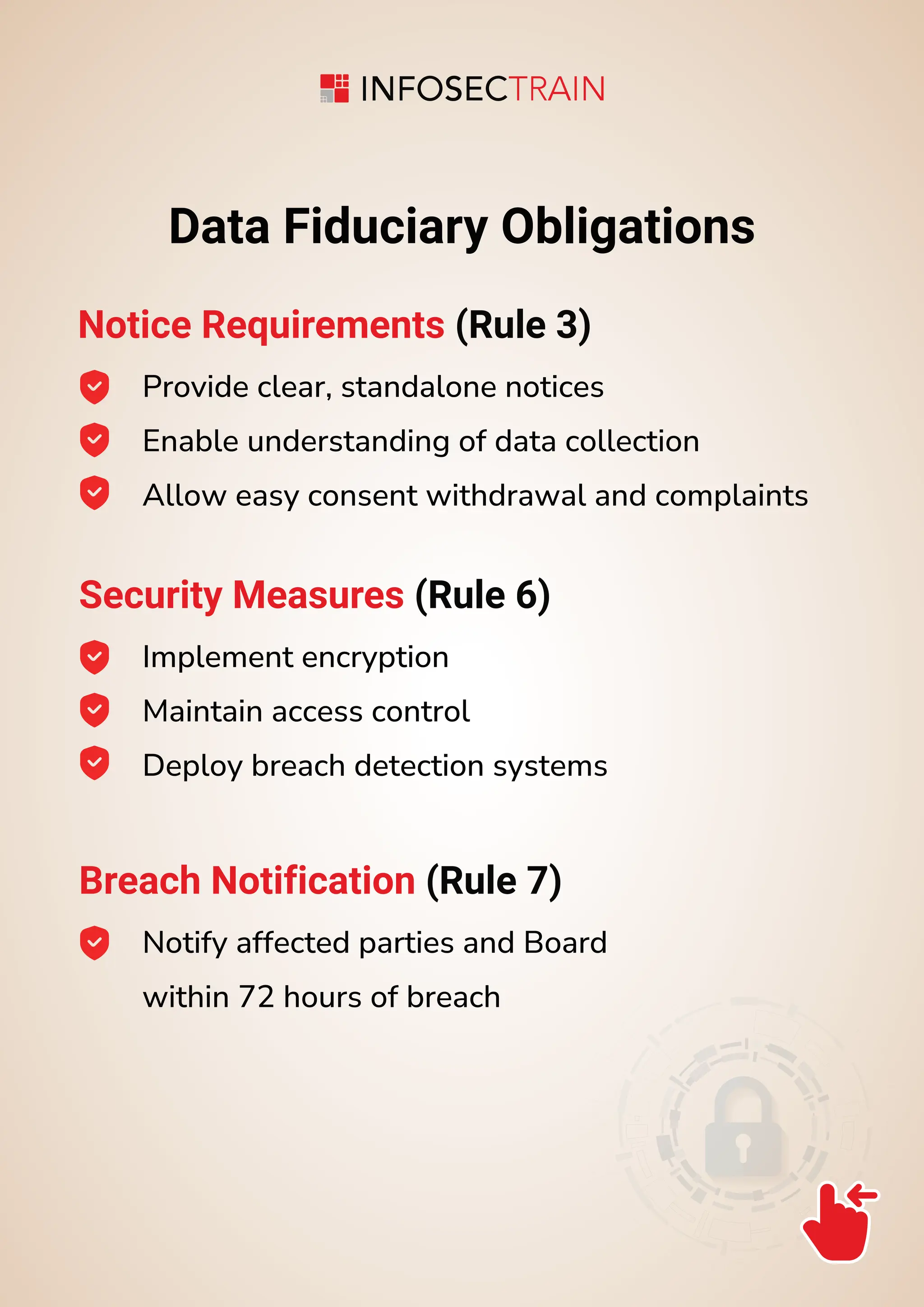 Draft DPDPA Privacy Regulations by InfosecTrain | PDF