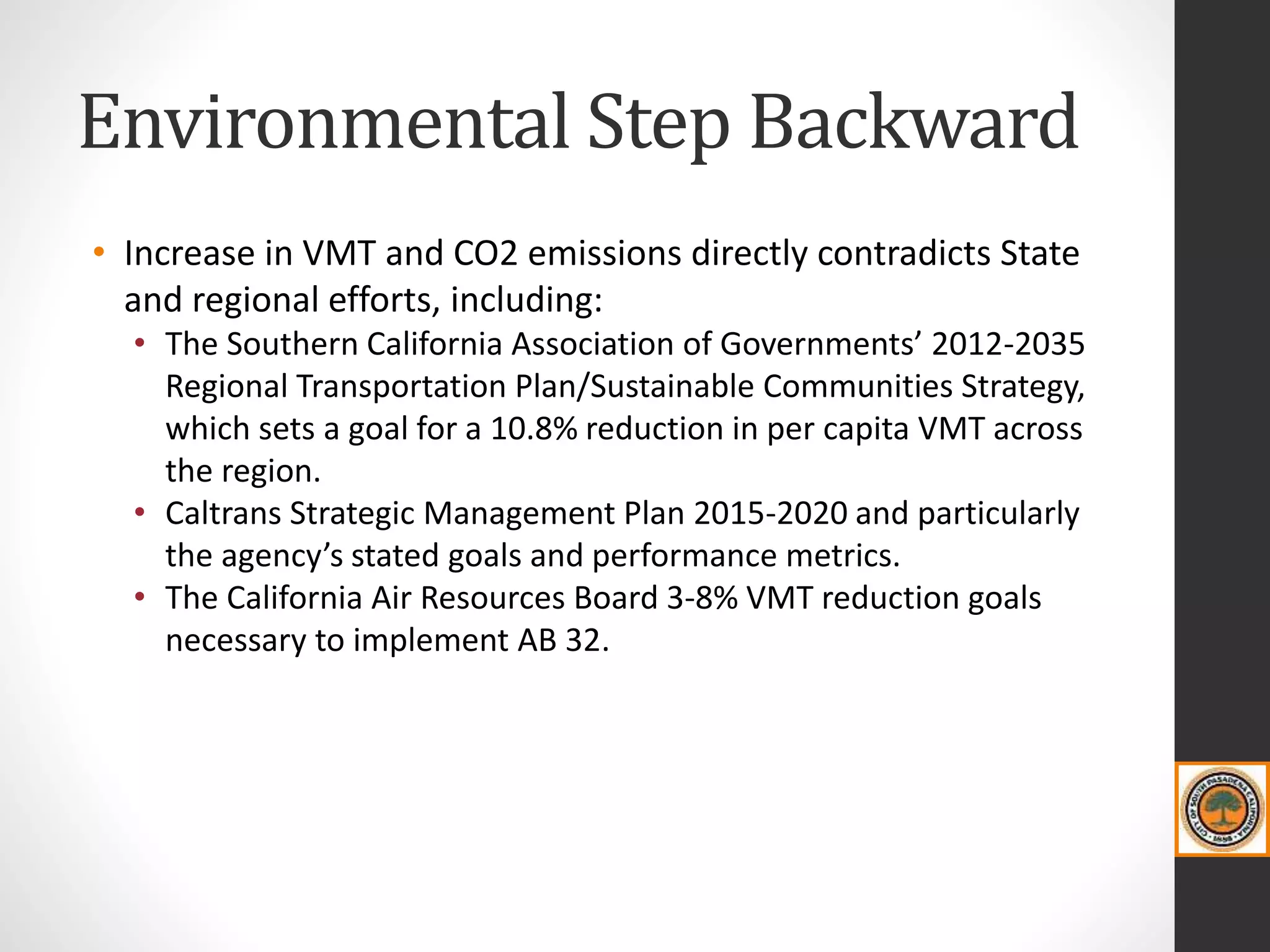 Draft EIR - Why Not The 710 Tunnel | PPT