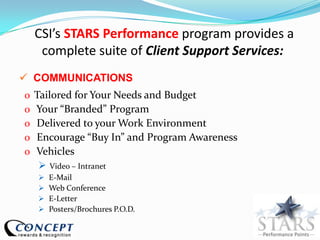 STARS Employee Rewards & Recognition Overview | PPSX