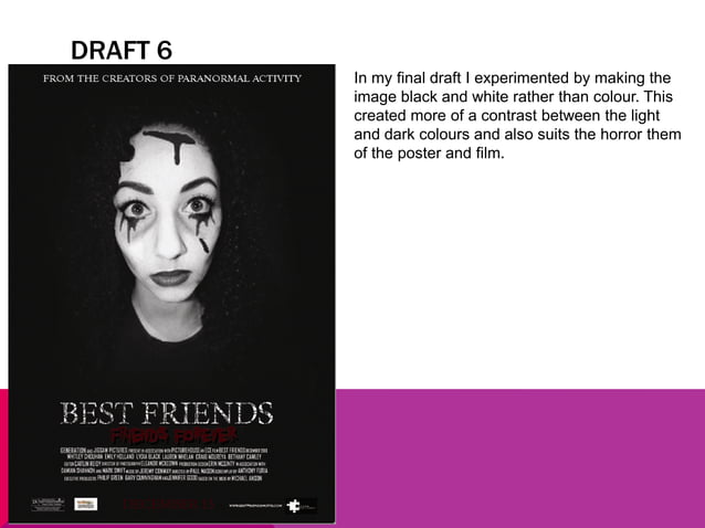 Draft film posters | PPTX | Photo Editing Software | Computer Software and Applications