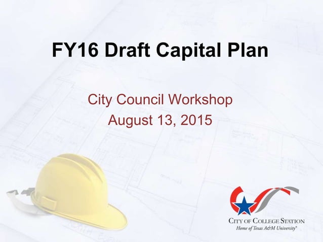Draft FY16 Capital Plan | PPT