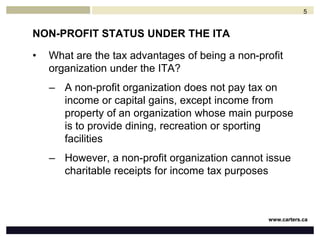 Advantages and Disadvantages of Incorporating as a Not-for-profit | PPTX