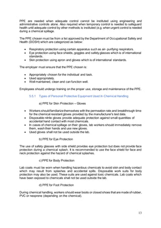 Draft Guideline on Chemical Management - docx | DOCX