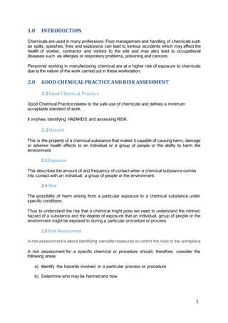Draft Guideline on Chemical Management - docx | DOCX