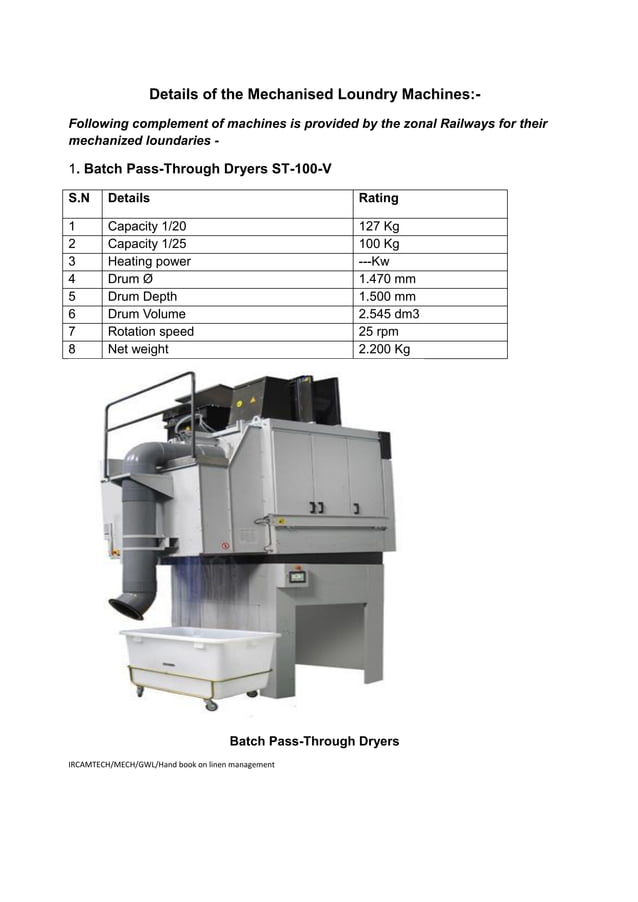 Draft handbook on linen management | PDF | Home Appliances | Home & Garden