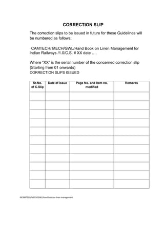 Draft handbook on linen management | PDF