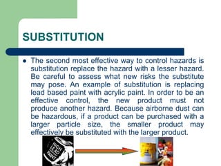 Draft hierarchy of controls | PPTX