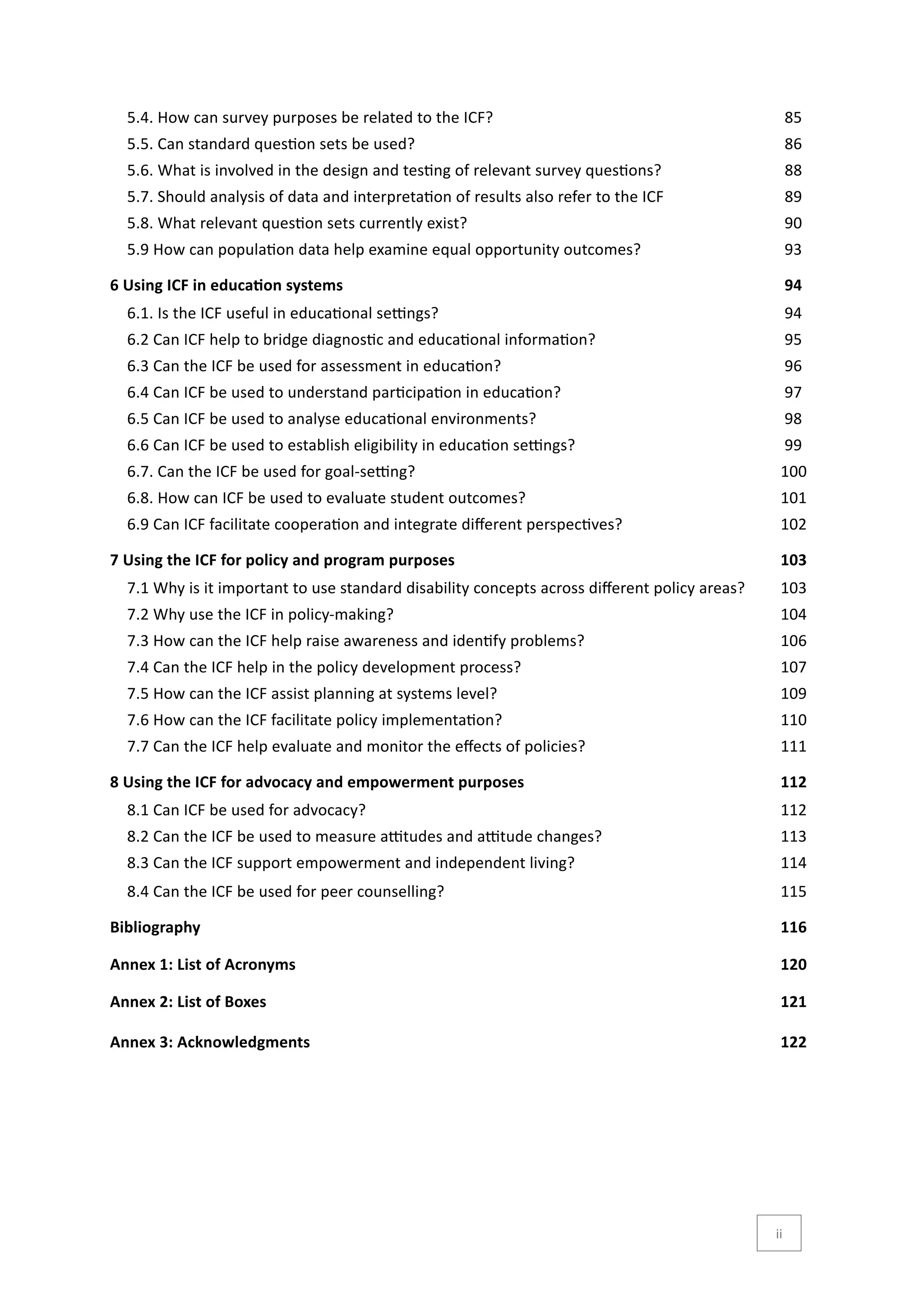 International Classification Of Functioning Disability And Health Icf Pdf