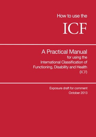 International Classification of Functioning, Disability and Health (ICF ...