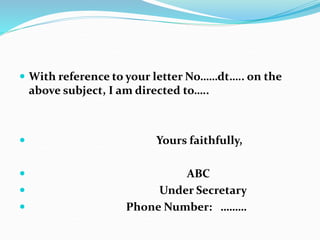 drafting official to /for letter formal ppt | PPT | Drawing and ...