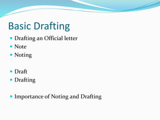 drafting official to /for letter formal ppt | PPT | Drawing and ...