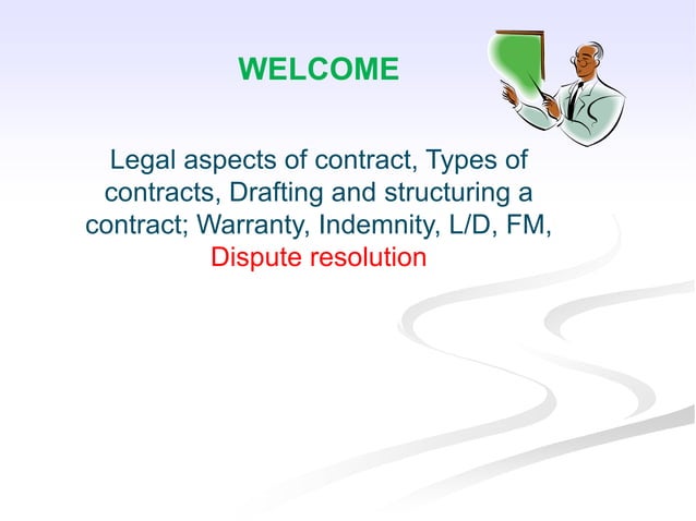 Drafting-of-Commercial-Contracts presentation | PDF