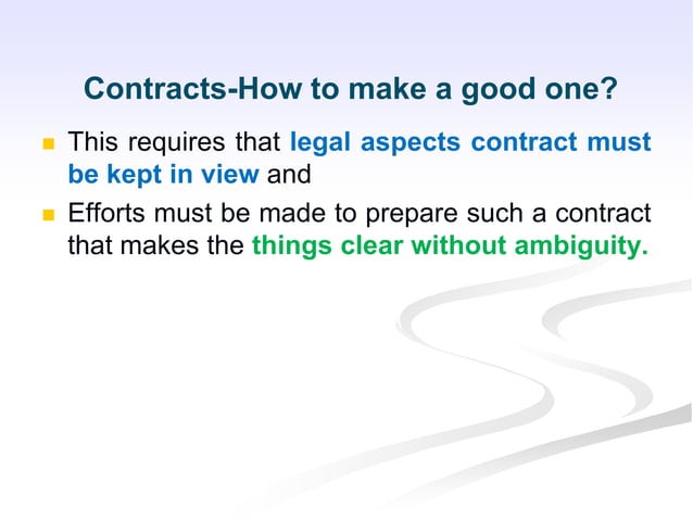 Drafting-of-Commercial-Contracts presentation | PDF