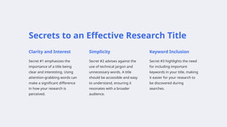 Drafting-Your-Research-Title Properlypptx | PPT