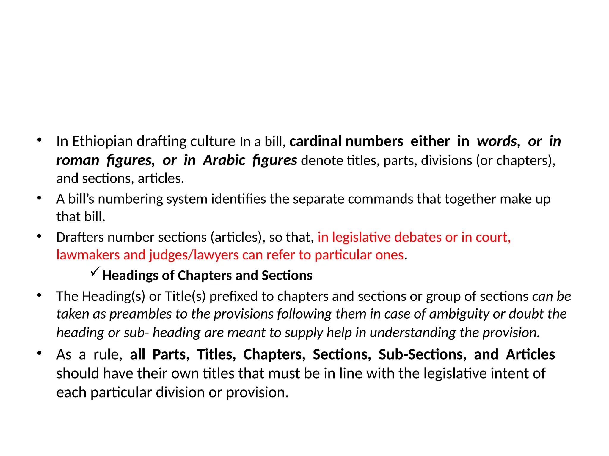 Ethiopian laws on legislative drafting styles | PPTX
