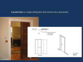 Drafting and dimensioning the Doors & win in floor plan | PPSX