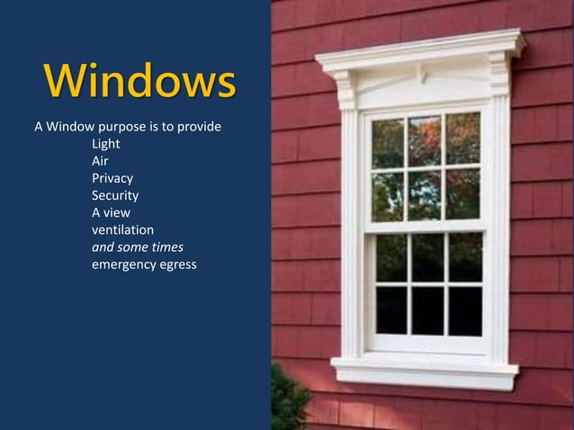 Drafting and dimensioning the Doors & win in floor plan | PPT